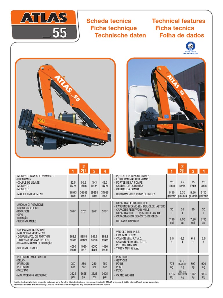 Scheda Tecnica Technical Features Fiche Technique Ficha Tecnica ...