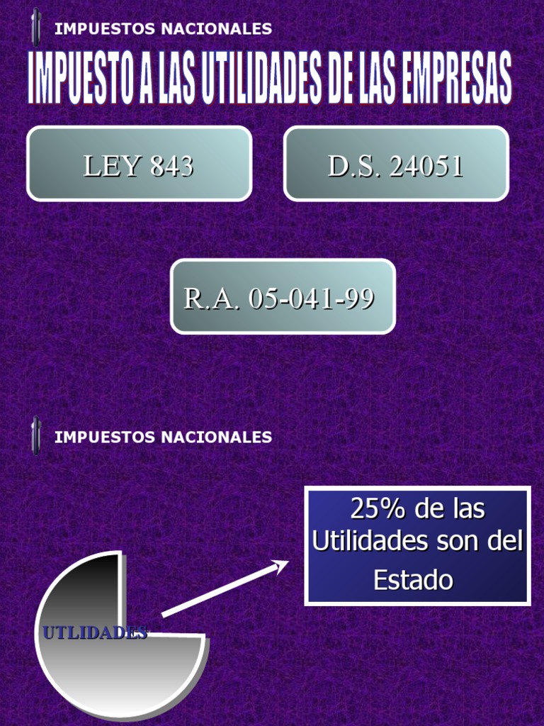 Ley 843 D.S. 24051 | PDF | Impuestos | Salario