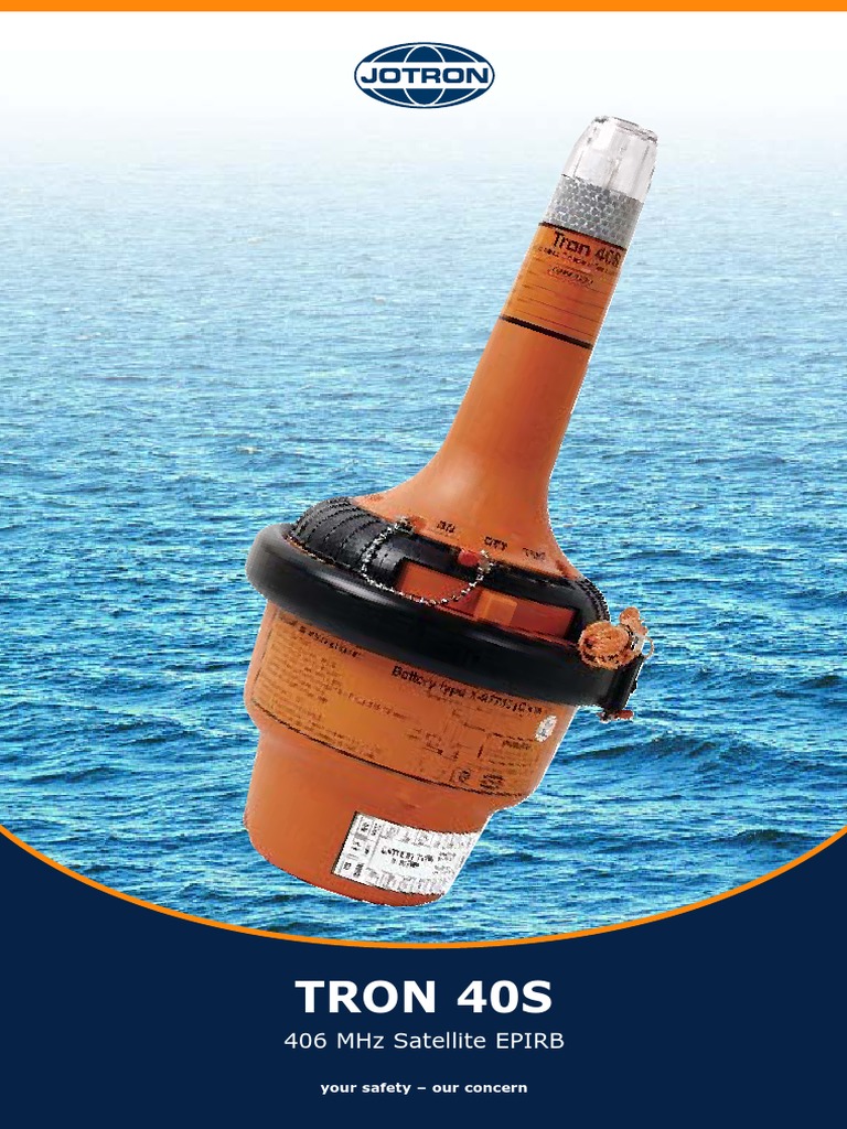 Tron 40S: 406 MHZ Satellite Epirb | PDF | Radio Technology ...