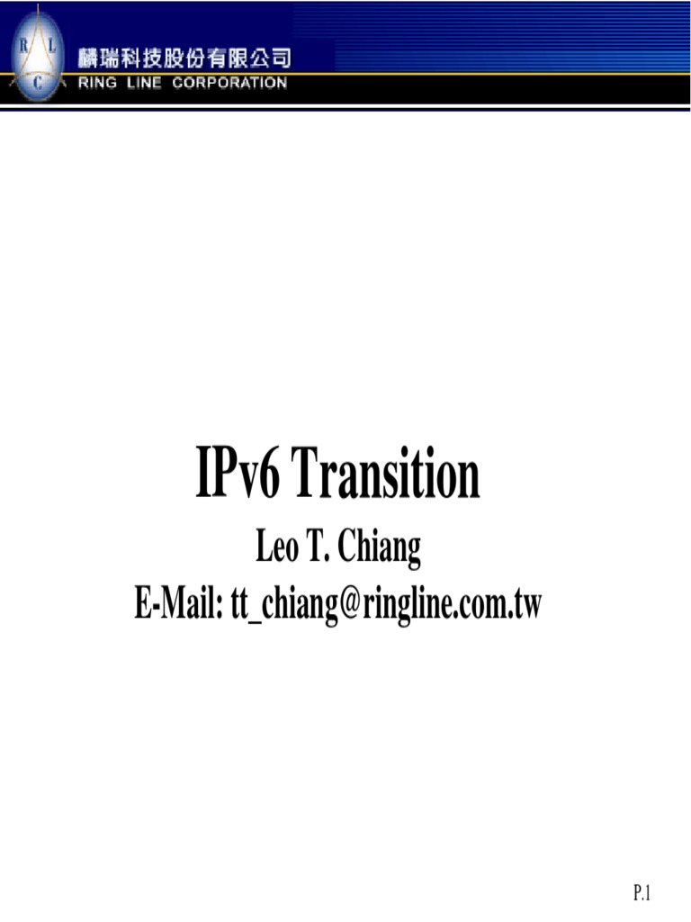 IPv6 Transition | PDF | I Pv6 | Ip Address