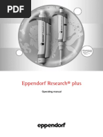 Eppendorf Reference Pipette Manual | PDF