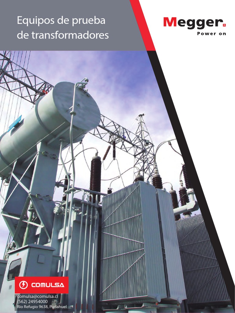 Catalogo Transformadores Megger - Español | PDF | Transformador | Resistencia Eléctrica y ...