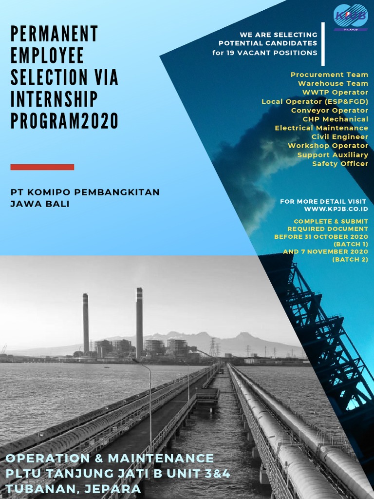 Permanent Employee Selection Via Internship PROGRAM2020 | PDF