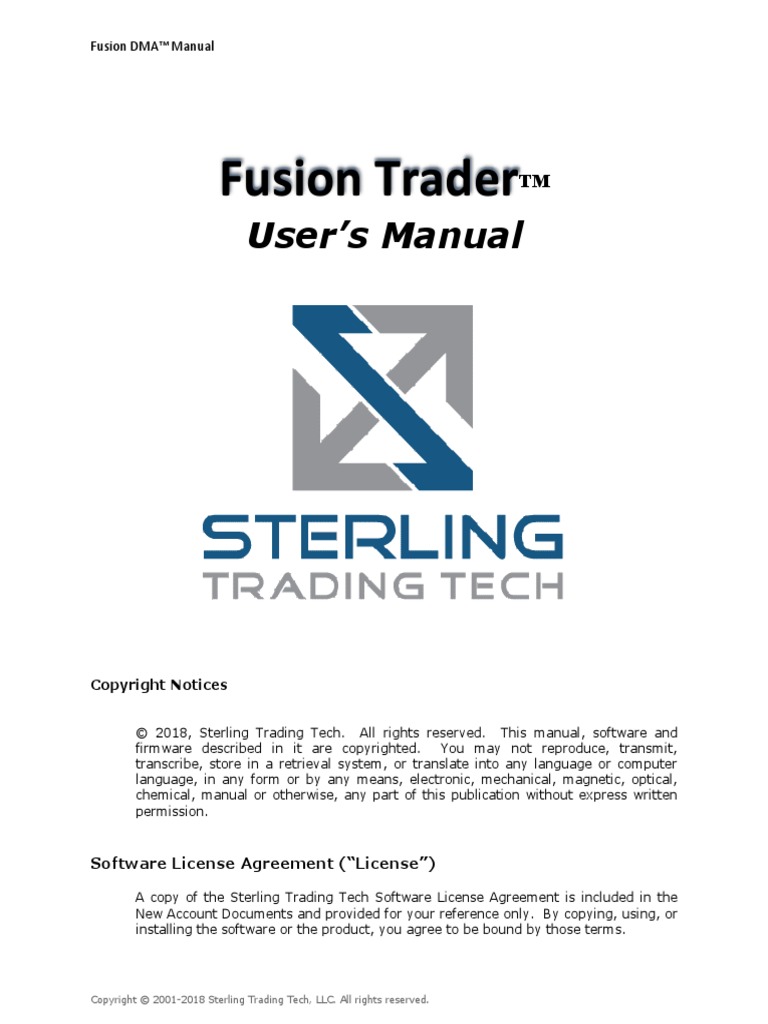 Fusion Manual v4.7.5.0 | PDF | Market Maker | Order (Exchange)
