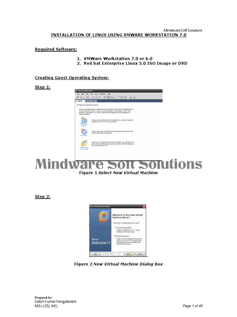 Mindware Soft Solutions: Prepared by | PDF | V Mware | Operating System