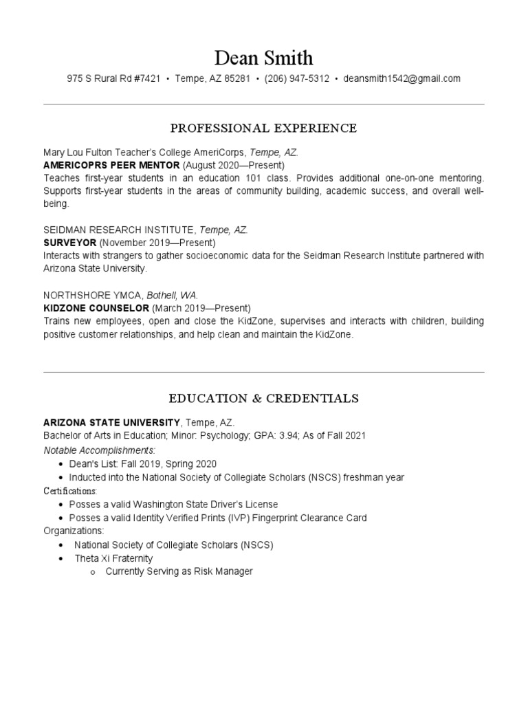 Spring Resume 21 | PDF