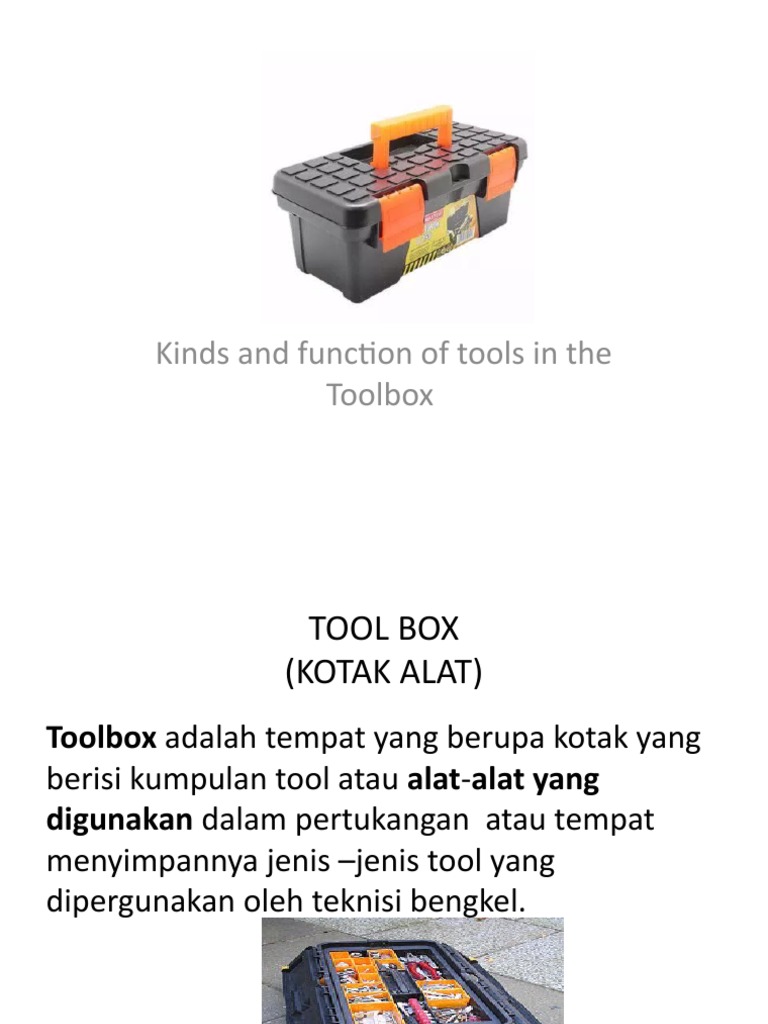Toolbox | PDF