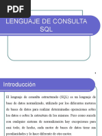 Lenguaje SQL Mapa Conceptual | PDF | SQL | Bases de datos