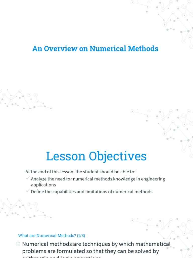Why We Study Numerical Methods | Download Free PDF | Numerical Analysis | Computational Science