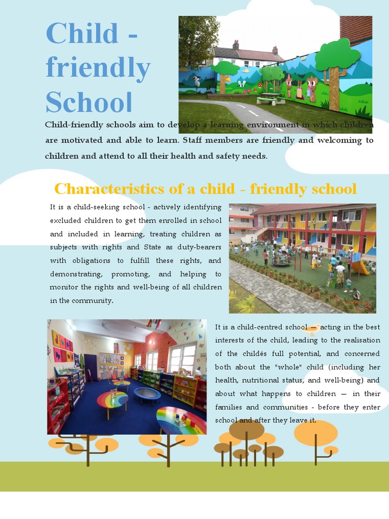 Characteristics of A Child - Friendly School | PDF