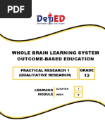 Practical Research 2. Module 2 | PDF | Sampling (Statistics) | Statistics