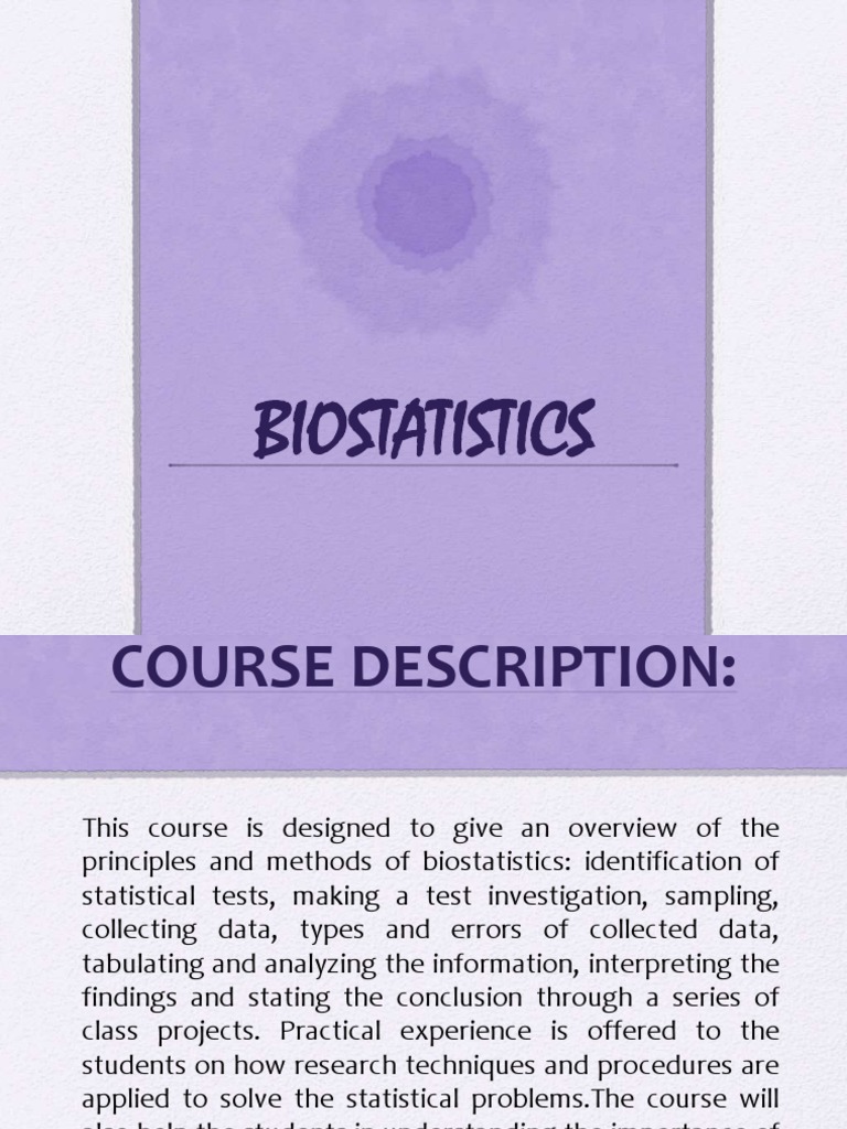 1 - Introduction To Statistics | PDF | Biostatistics | Level Of Measurement