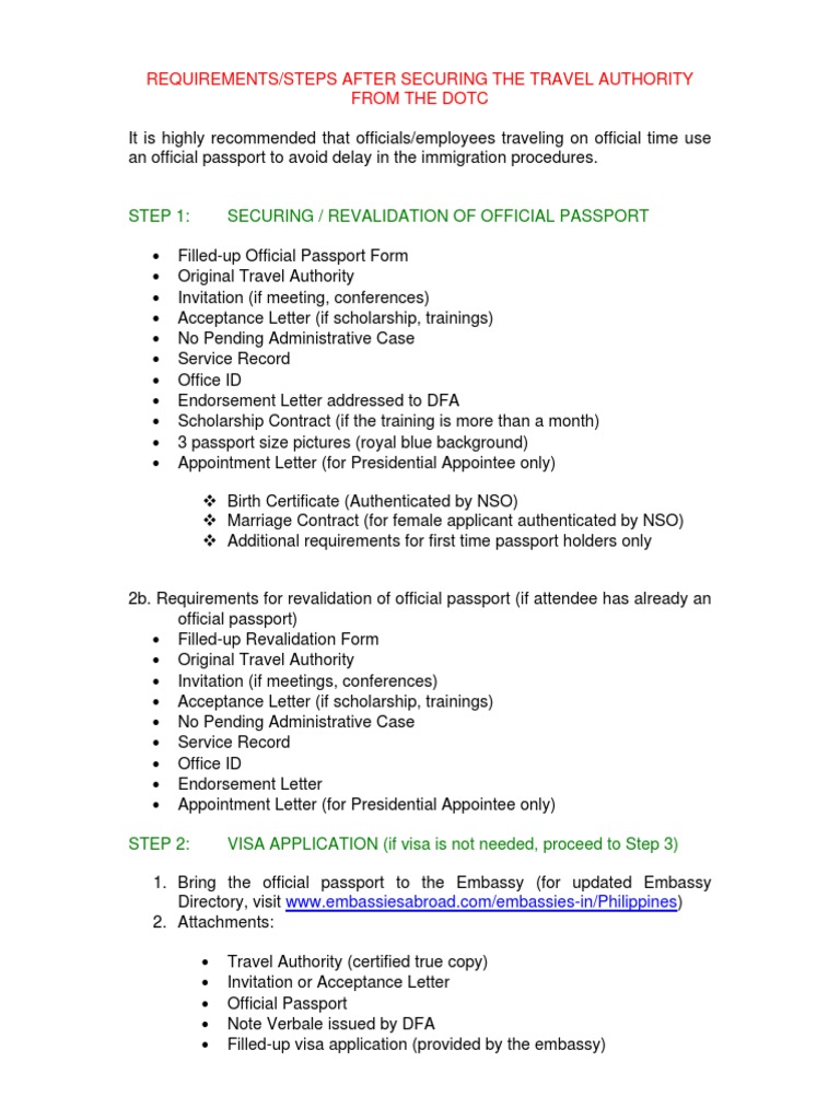 Facilitation of Official Travel Documents | PDF | Travel Visa | Passport