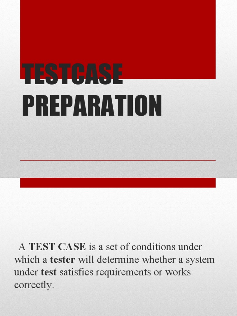 Test Case | PDF | Software Bug | Software Testing