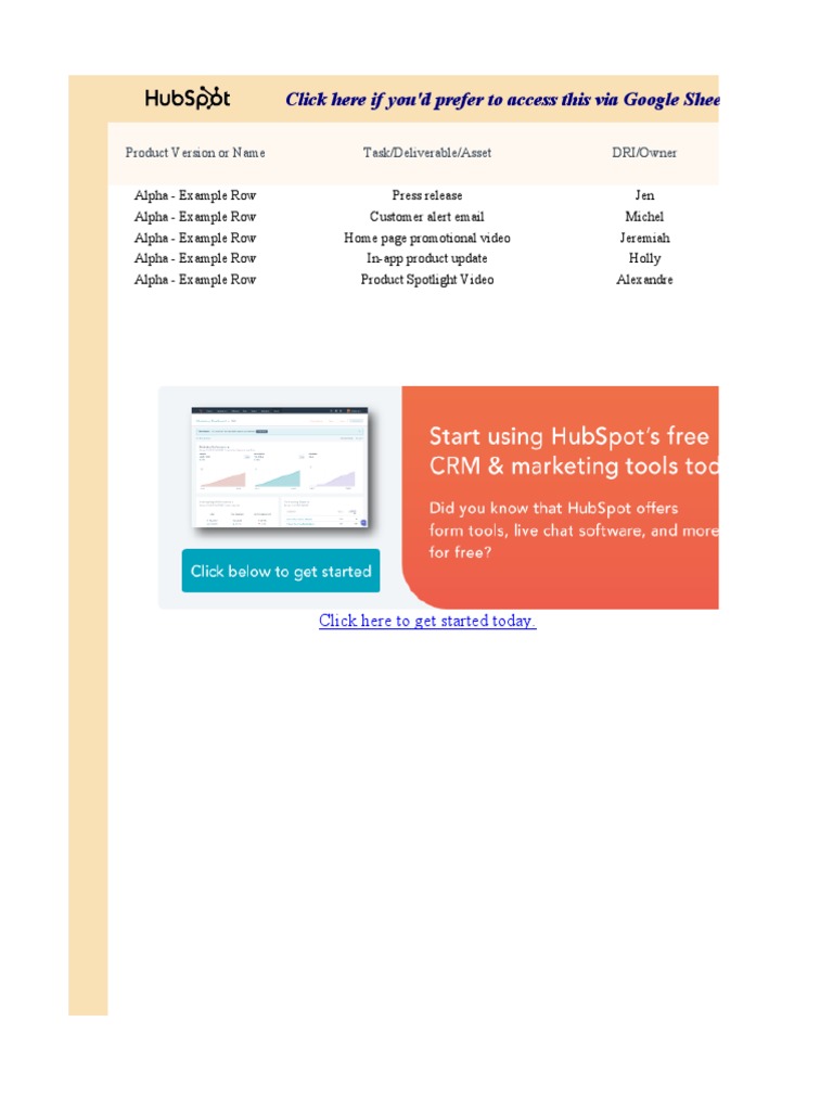 Product Launch Campaign Planning Template Pdf Software Release Life