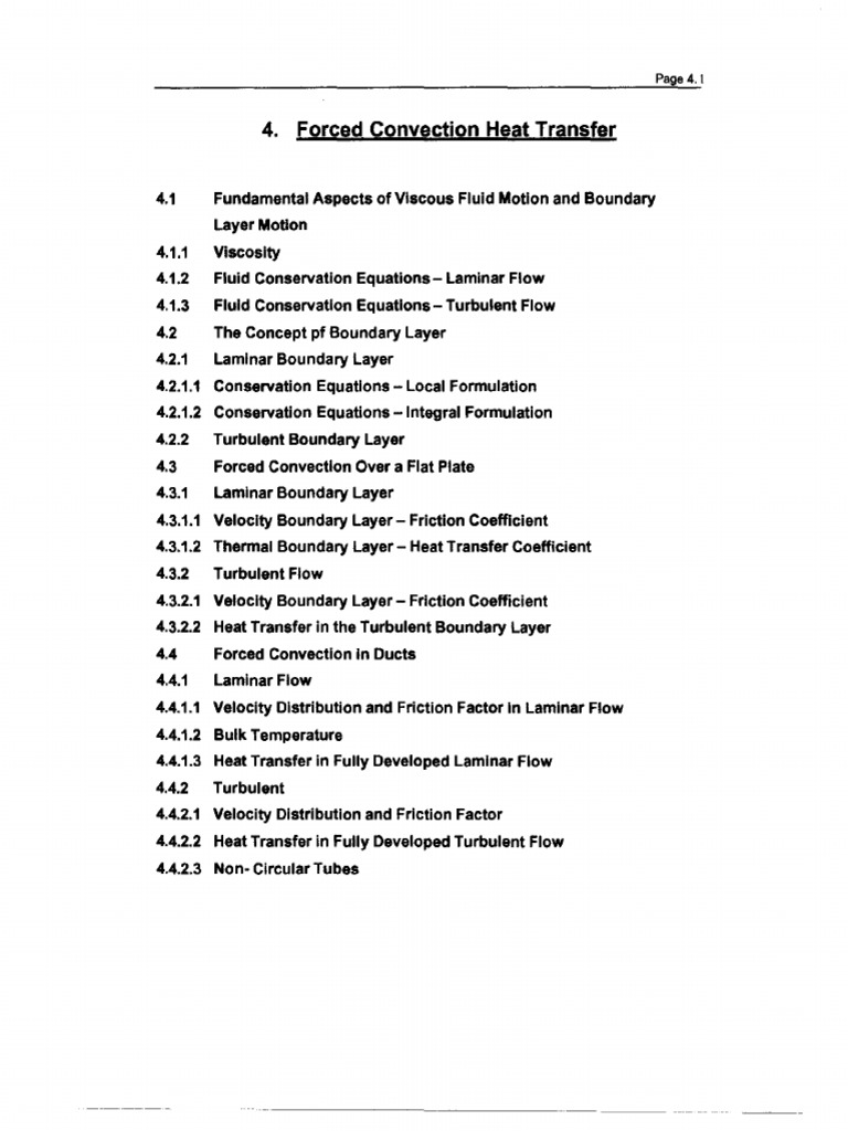 Forced Convection Heat Transfer | PDF | Boundary Layer | Fluid Dynamics