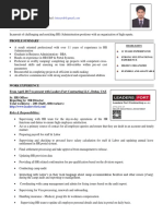 Document Controller CV Format | PDF | Microsoft Excel | Computing
