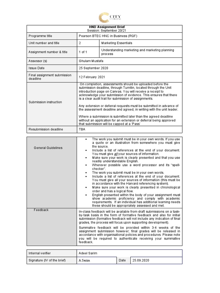 Unit 2-Marketing Essentials | PDF | Marketing | Plagiarism