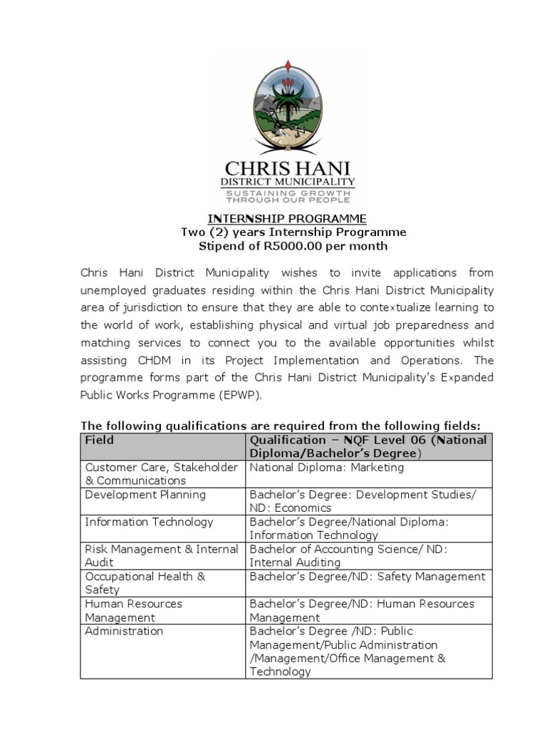 Internship Programme 2020 | PDF | Academic Degree | Bachelor's Degree