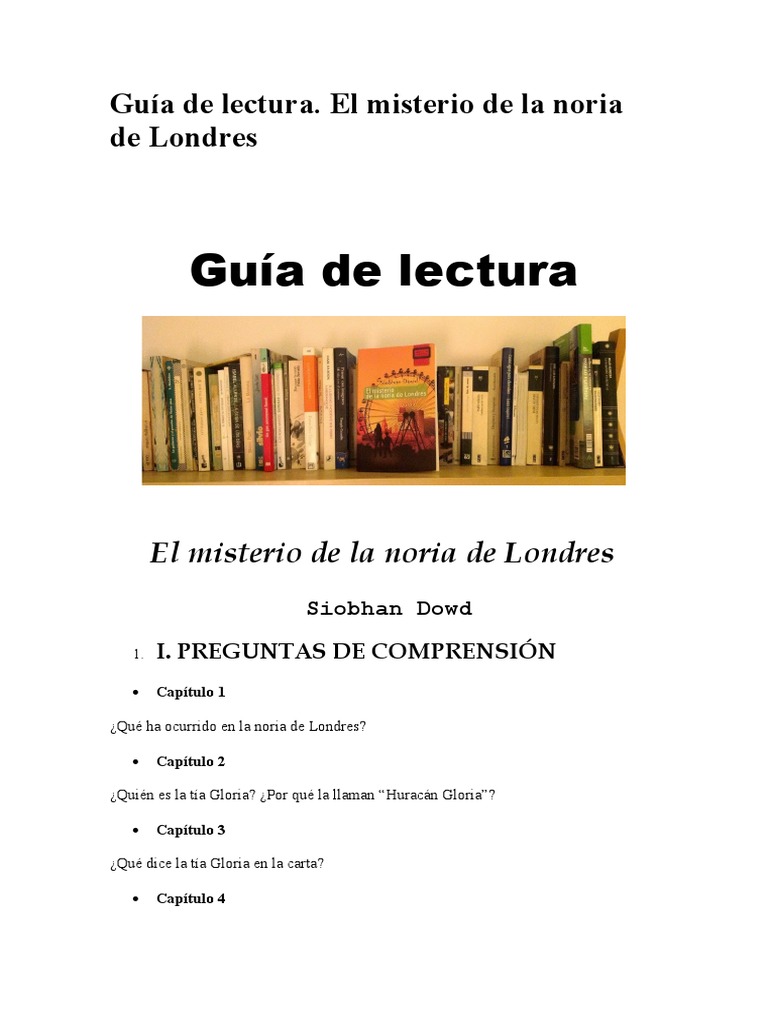 Guía de Lectura | PDF