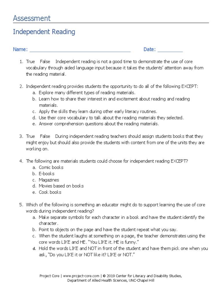 Assessment Ind Reading | PDF | Wellness