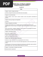 Class12 Physics Chapters | PDF