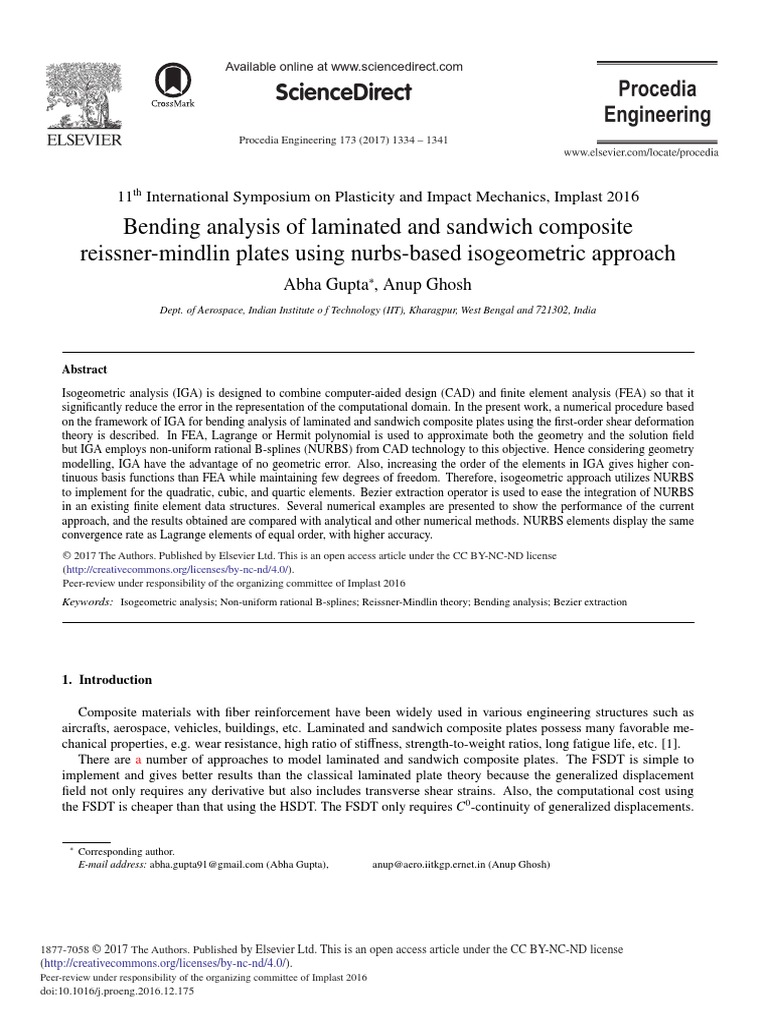 Gupta 2017 | PDF | Basis (Linear Algebra) | Finite Element Method