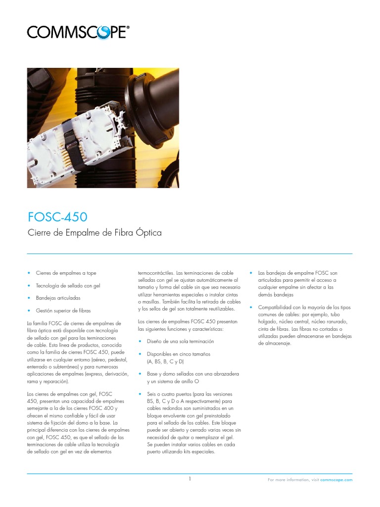 Fosc450 PDF | PDF | Equipo | Ingenieria Eléctrica