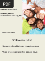 Pisana Latinična Slova (ĐĐ, DŽDŽ), 68. Prezentacija | PDF