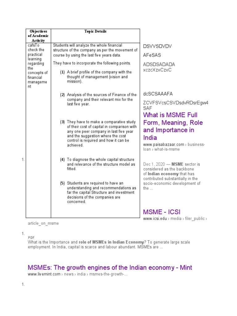 What Is MSME Full Form, Meaning, Role and Importance in India | PDF ...