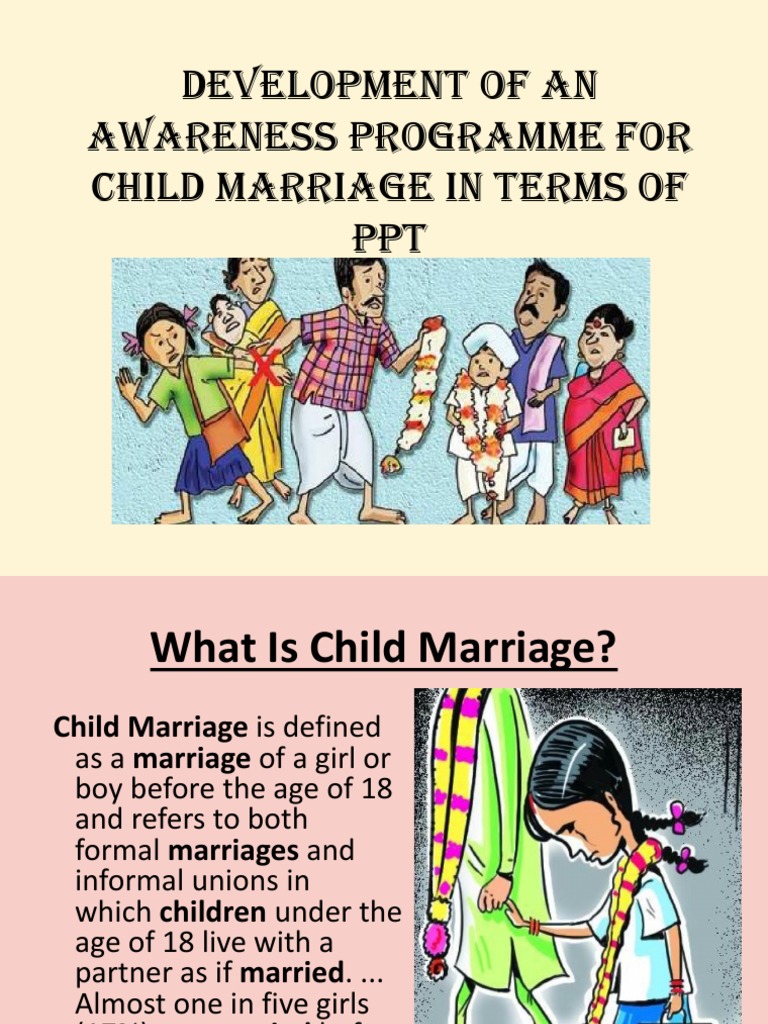 Development of An Awareness Programme For Child Marriage | PDF
