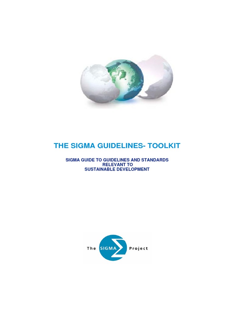 The Sigma Guidelines-Toolkit: Sigma Guide To Guidelines and Standards ...