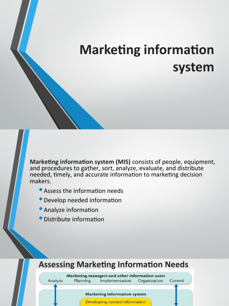 Marketing Information System | PDF | Marketing Research | Marketing