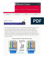 rj45 Color Coding | PDF | Electrical Connector | Electrical Components
