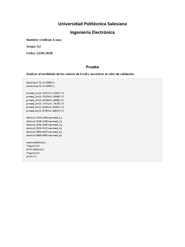 Prueba Recuperacion | PDF | Command Line Interface | Matlab