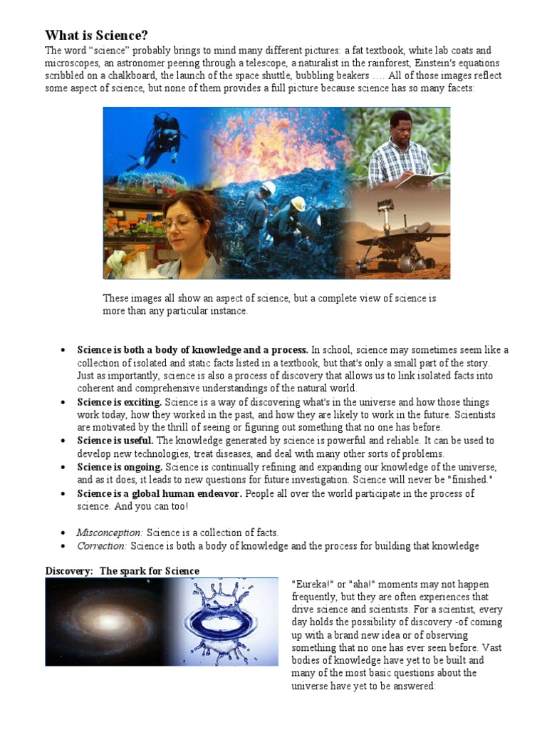 The Word Science Only