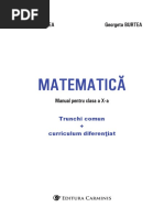 Culegere Bacalaureat Matematica 2025 | PDF