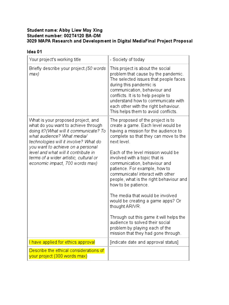 Pandemic Communication Game Proposal | PDF | Human Nature ...