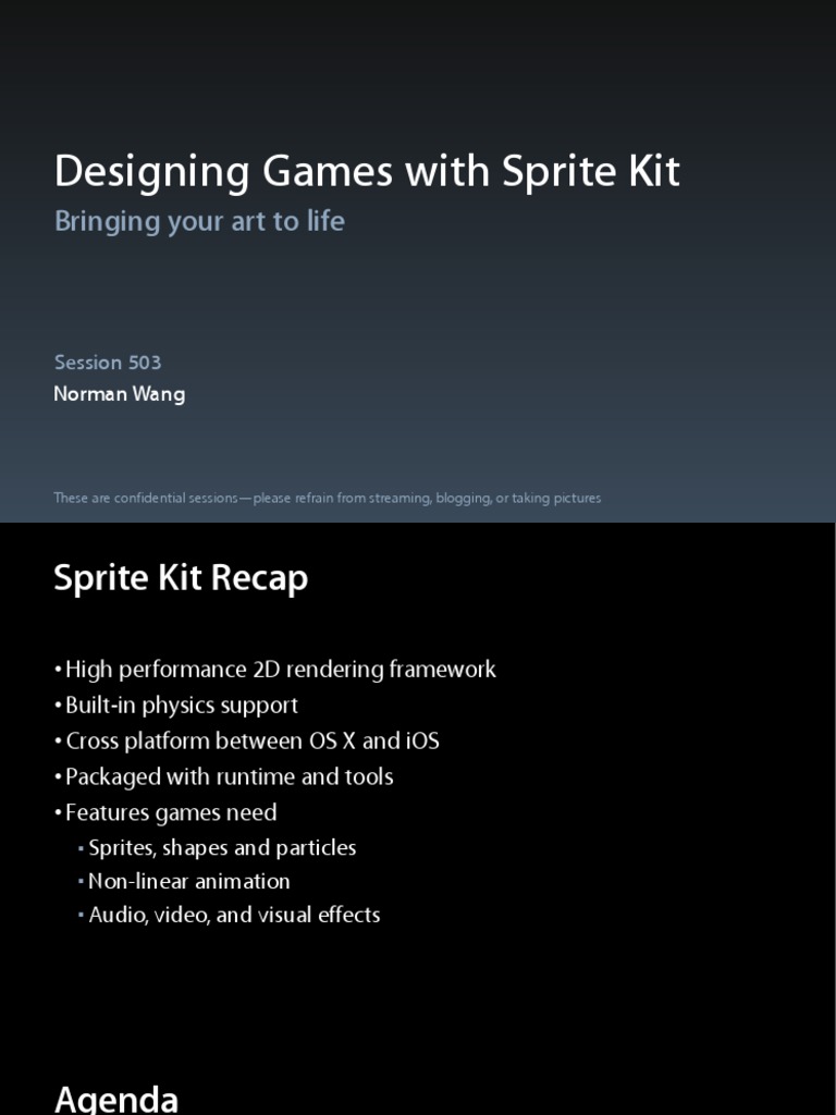 Designing Games With Sprite Kit: Bringing Your Art To Life | PDF ...