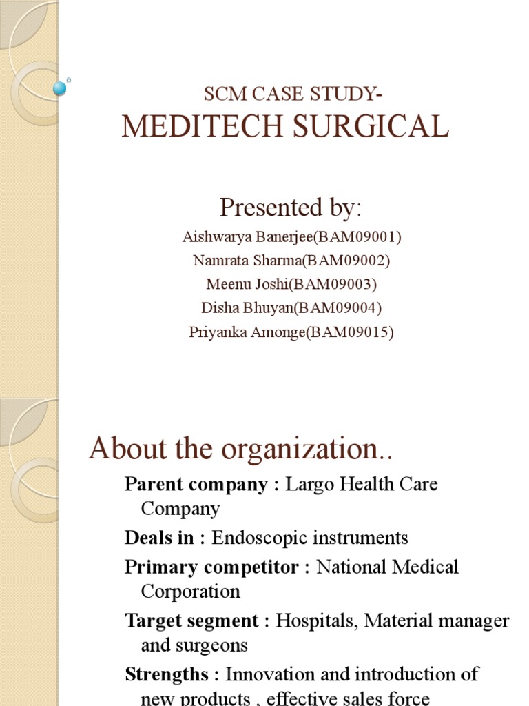 Meditech Surgical Presented By Pdf Inventory Supply Chain