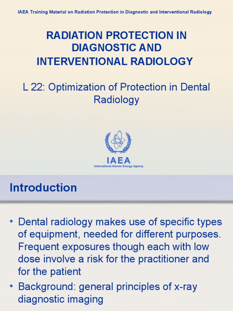 Radiation Protection in Diagnostic and Interventional Radiology | PDF ...
