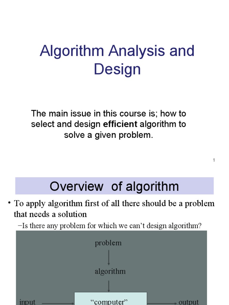 Algorithm Analysis and Design - Lecture | PDF | Dynamic Programming ...