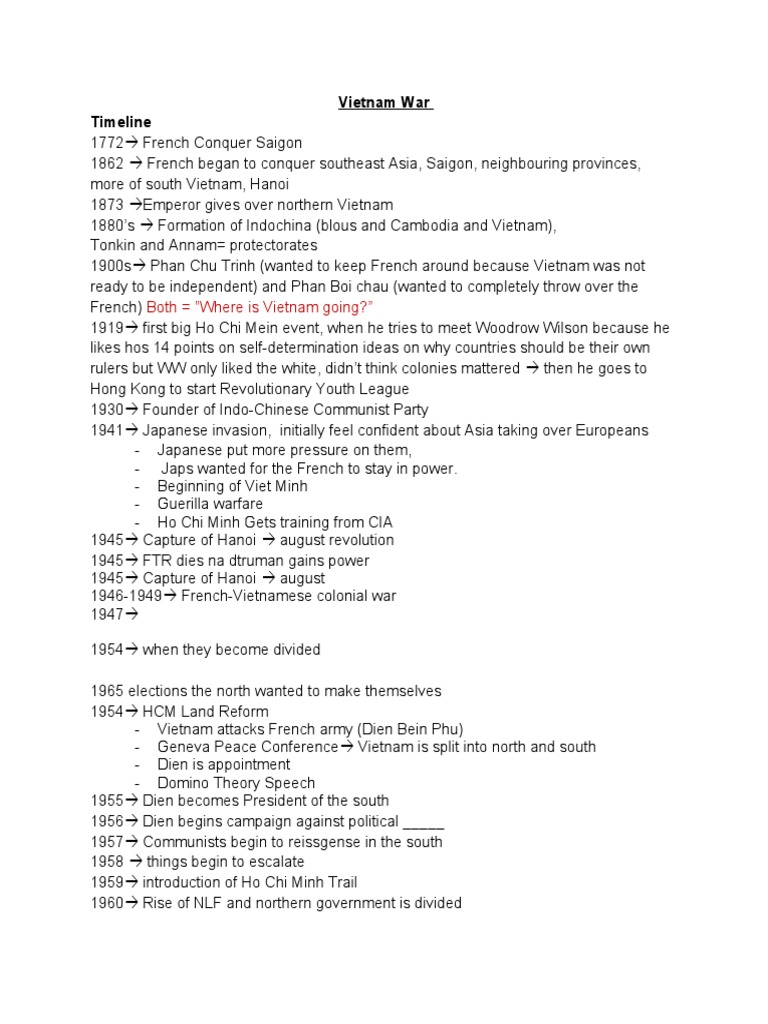 Vietnam War: A Historical Overview | PDF | Vietnam War | North Vietnam