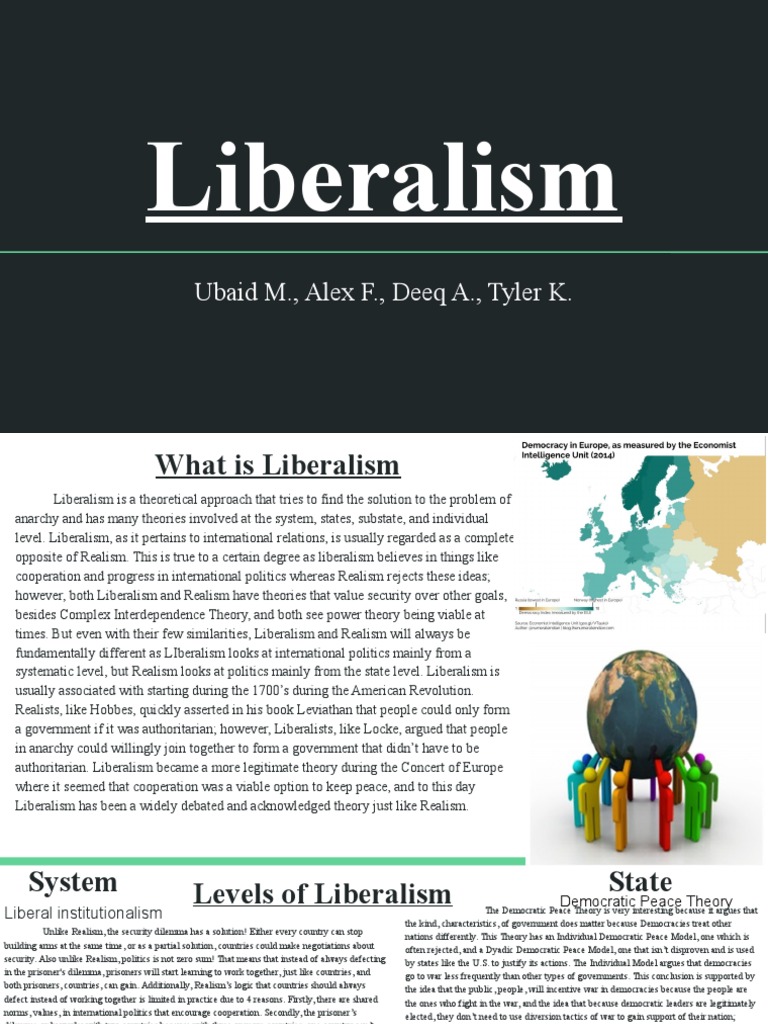 World Politics Liberalism | PDF | Liberalism | Peace