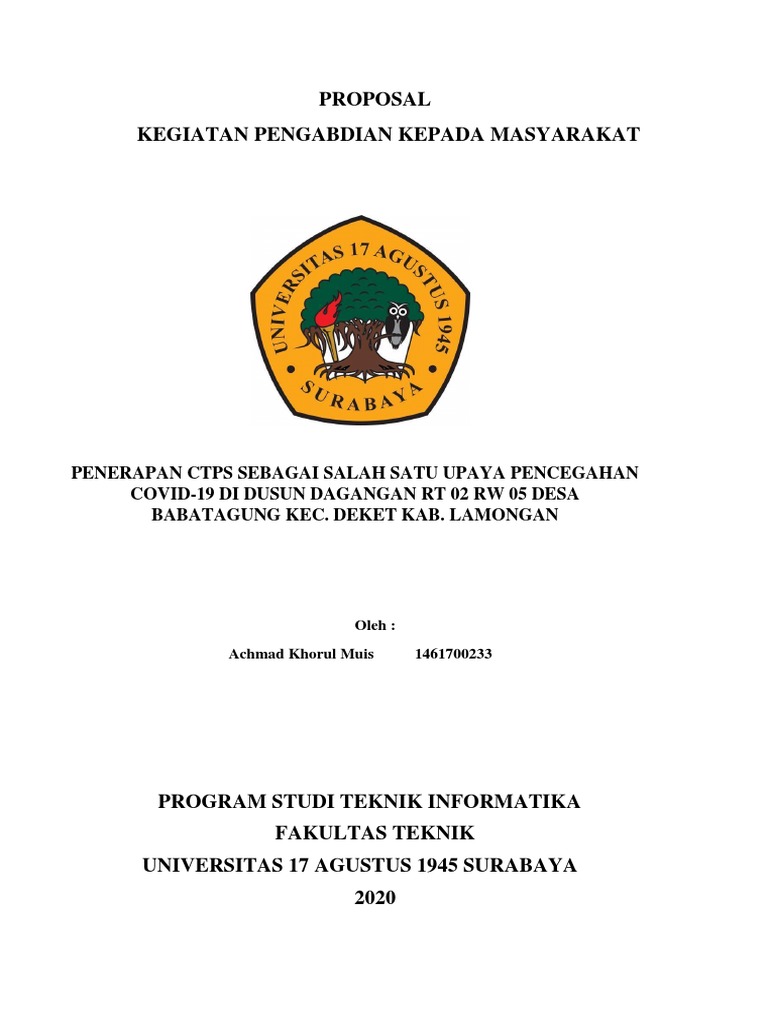 Proposal KKN Untag | PDF