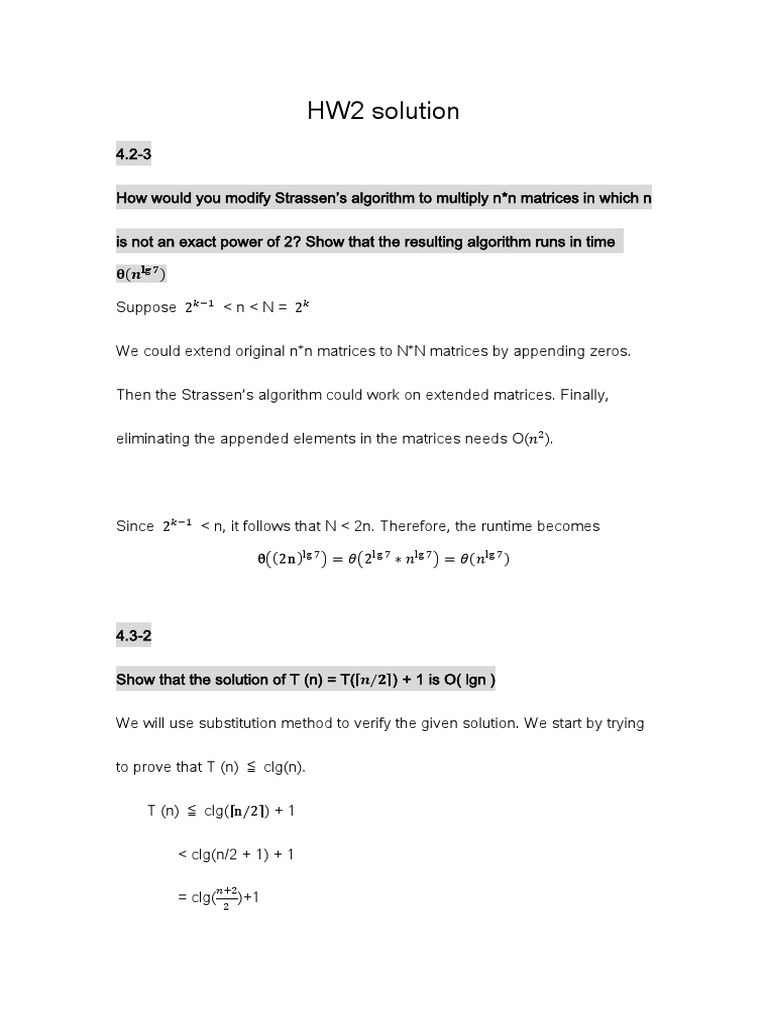 An Efficient Modification of Strassen's Matrix Multiplication Algorithm for Non-Power of Two ...