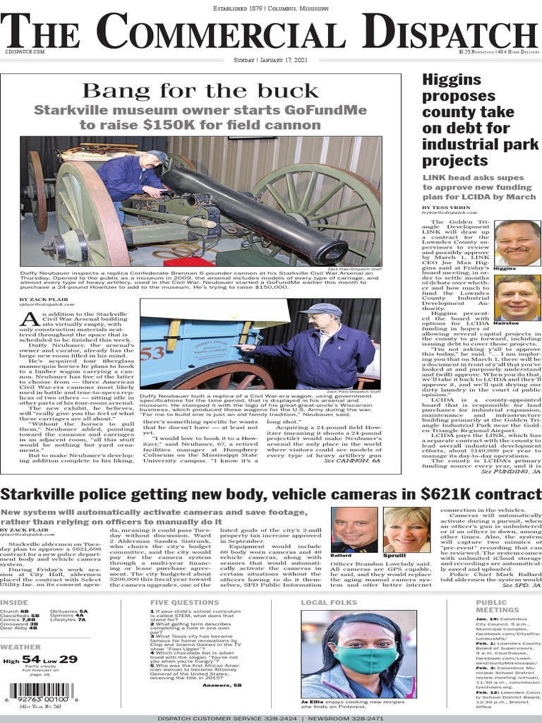 Commercial Dispatch Eedition 1-17-21 | PDF | Business