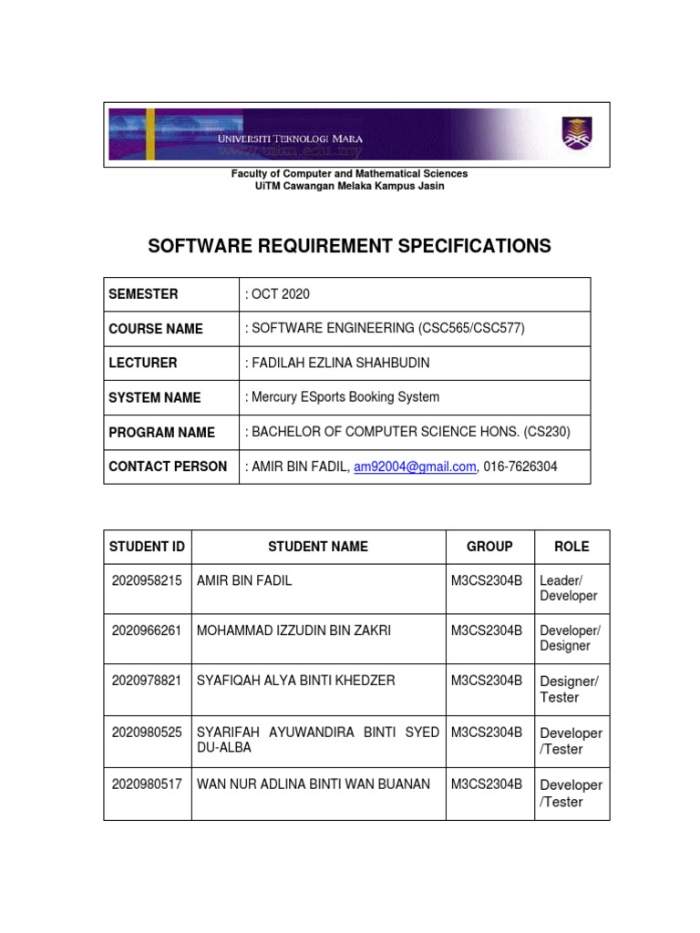 SRS - Mercury | Download Free PDF | Use Case | Databases
