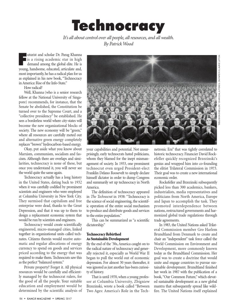 Technocracy: It's All About Control Over All People, All Resources, and ...