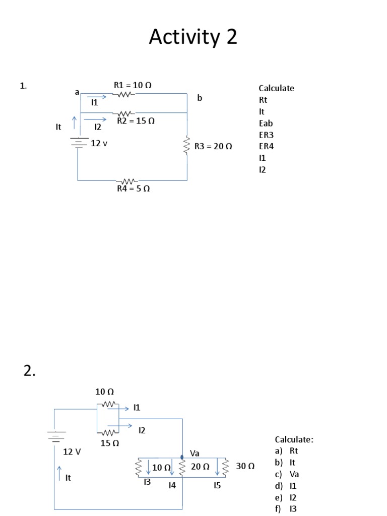 Ckts 1 Activity 1 Midterms | PDF